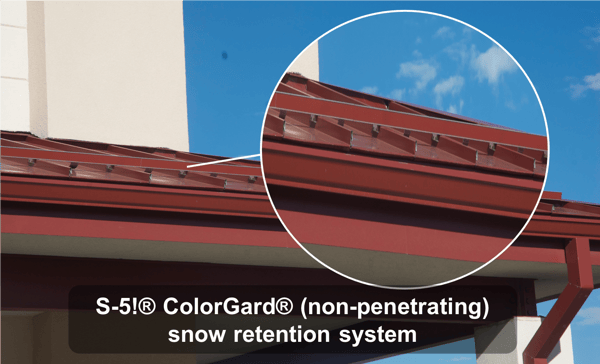What is the Best Way to Mount Snow Retention to a Metal Roof?