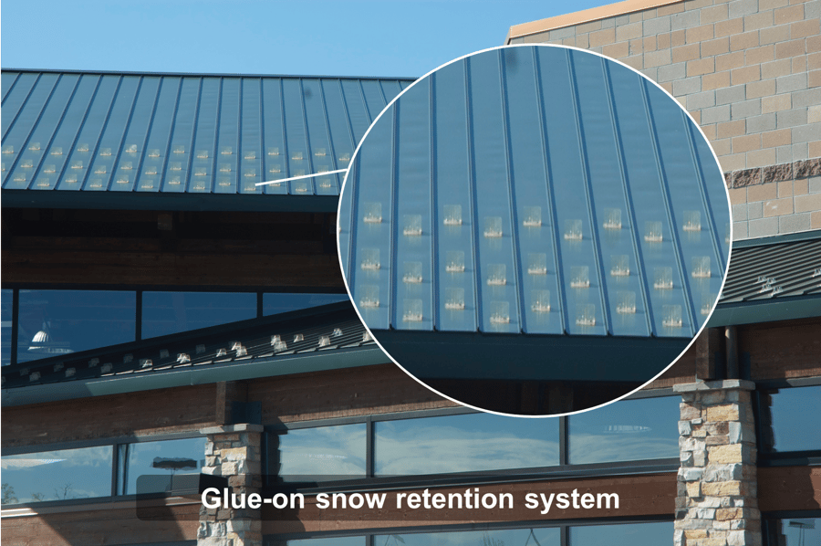 What is the Best Way to Mount Snow Retention to a Metal Roof?