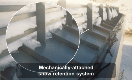 What is the Best Way to Mount Snow Retention to a Metal Roof?