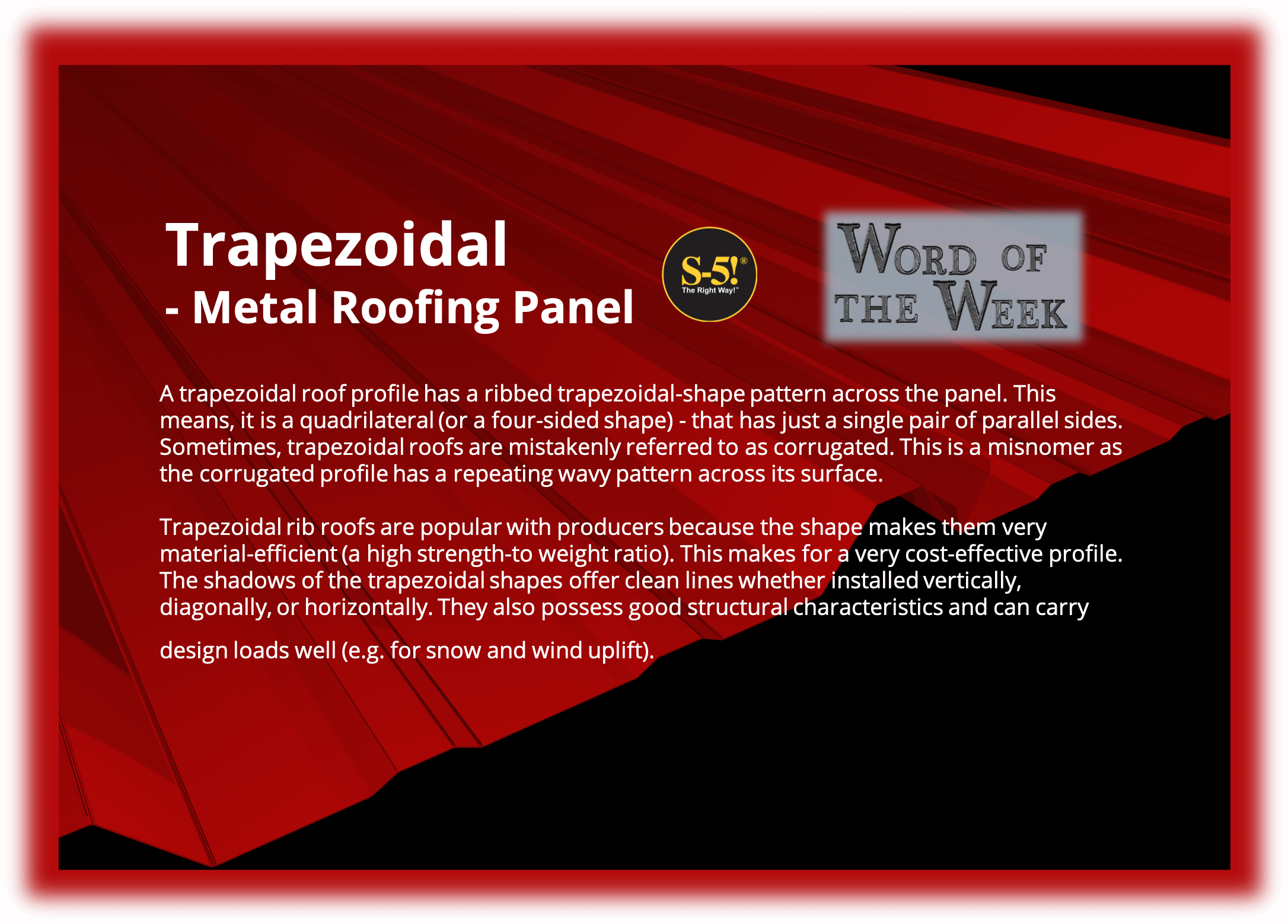 What is a Trapezoidal Rib Roof Profile?