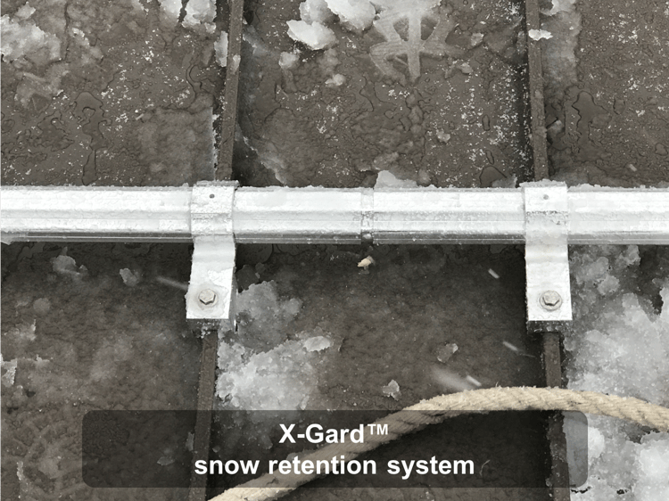 What is the Best Way to Mount Snow Retention to a Metal Roof?